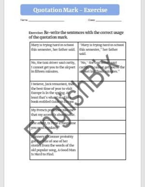 Grammar Worksheets & Printables - EnglishBix