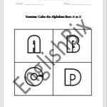 Color Uppercase Alphabets from A to Z - EnglishBix