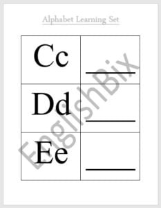 Simple A to Z Alphabet Writing Workbook - EnglishBix