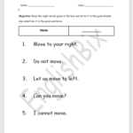 MOVE Fry Sight Word Sentences Worksheet - EnglishBix