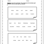 Circle the incorrectly spelt words in the box - EnglishBix