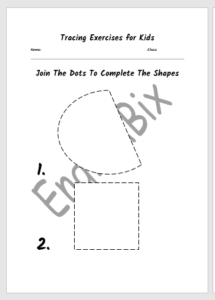 Join the Dots to Complete the 2D Shapes for Elementary Kids - EnglishBix