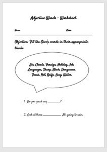 Use Adjective Words given in the Cloud to fill the Blanks - EnglishBix