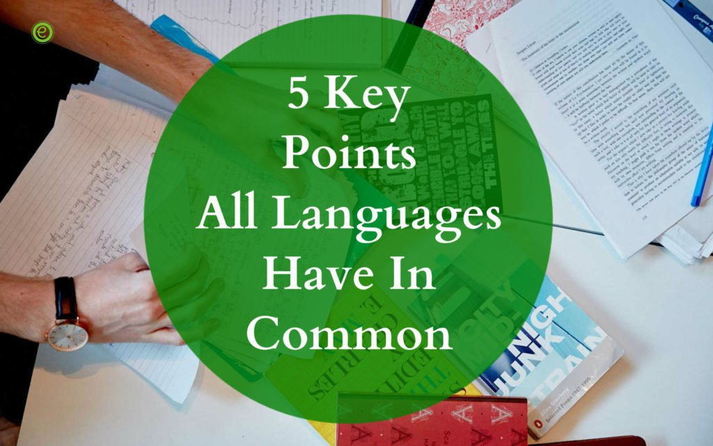 5 Key Points All Languages Have In Common - EnglishBix