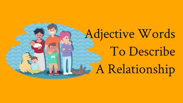 Adjective Words to Describe Relationships and Married Couple - EnglishBix