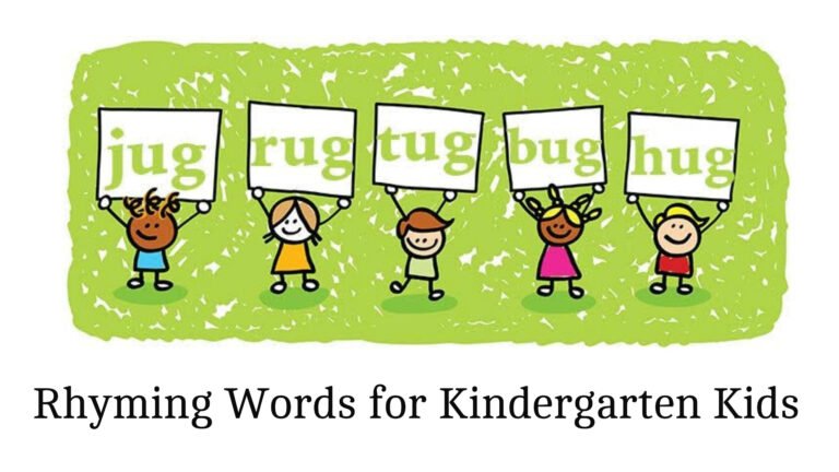 50+ Rhyming Words List for Kids in English - EnglishBix