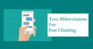 Short Text Abbreviations Words for Message Chatting - EnglishBix
