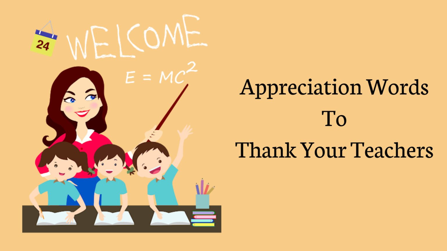 Appreciation Words to Thank Your Teachers - EnglishBix