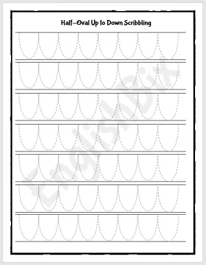 Controlled Scribbling Drills Book for Toddlers - EnglishBix