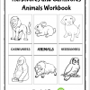Herbivores and Carinvores Animals Picture Workbook - EnglishBix