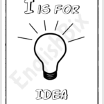 Letter I Pictures Coloring Book for Kids - EnglishBix