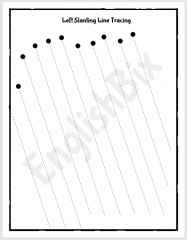 Slanting Line Tracing Workbook for Kids (Age 2 to 4) - EnglishBix