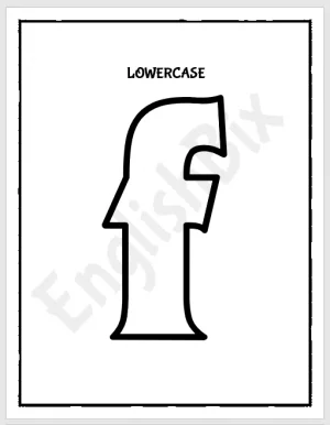 Letter F Pictures Coloring Book for Kids - EnglishBix