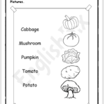 Fruits and Vegetables Picture Workbook for Kids - EnglishBix