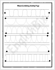 Controlled Scribbling Drills Book for Toddlers - EnglishBix