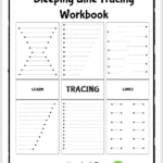 Sleeping Line Tracing Mini Workbook for Kids - EnglishBix