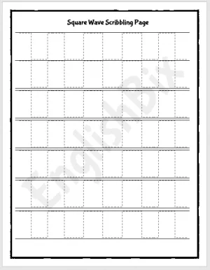 Controlled Scribbling Drills Book for Toddlers - EnglishBix