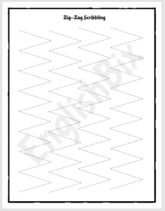 Controlled Scribbling Drills Book for Toddlers - EnglishBix