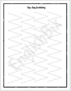 Controlled Scribbling Drills Book for Toddlers - EnglishBix