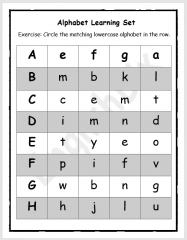 Lowercase a to z Alphabets Activity Workbook - EnglishBix