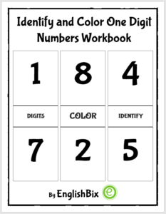 One Digit Numbers Worksheets & Printables - EnglishBix