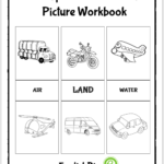 Transportation Vehicles Activity Workbook for Elementary Grade - EnglishBix