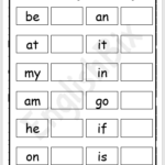Two-Letter Words Writing Practice Worksheet - EnglishBix