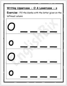 Writing Uppercase and Lowercase Letters Workbook - EnglishBix
