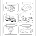 Transportation Vehicles Activity Workbook for Elementary Grade - EnglishBix