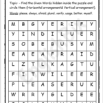 Third Grade Word Search Puzzles Printable Workbook - EnglishBix