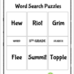 Fifth Grade Word Search Puzzles Workbook - EnglishBix