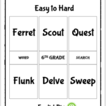 6th Grade Vocabulary Word Search Workbook - EnglishBix