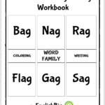 AG Word Family Activity Worksheets for Kids - EnglishBix