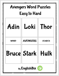 Superhero Characters Worksheets & Printables - EnglishBix