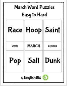 March Month Worksheets & Printables - EnglishBix