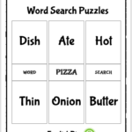 Pizza Word Search Puzzles Workbook - EnglishBix