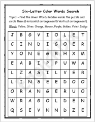 Color Word Search Puzzles Workbook - EnglishBix