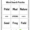 Spring Season Word Search Puzzles Workbook - EnglishBix