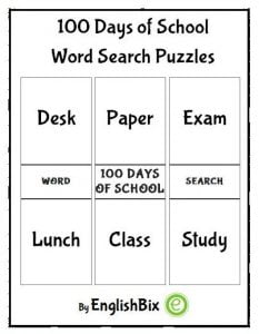 100 Days of School Worksheets & Printables - EnglishBix