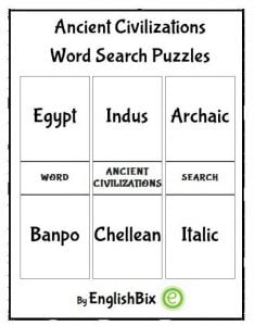 Ancient Civilizations Worksheets & Printables - EnglishBix