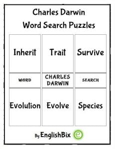 Charles Darwin Word Search Mini-Workbook - EnglishBix