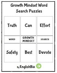Growth Mindset Worksheets & Printables - EnglishBix