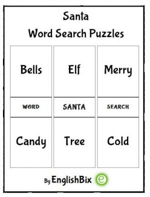 Santa Claus Word Search Mini-Workbook - EnglishBix