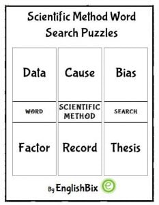 Science Experiment Word Search Worksheets & Printables - EnglishBix