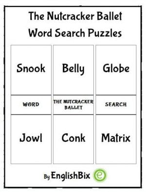 Nutcracker Ballet Word Search Mini-Workbook - EnglishBix