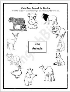 Dear Zoo - Animals Printable Worksheets - EnglishBix