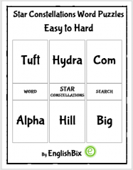 Constellation Worksheets & Printables - EnglishBix