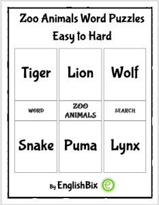 Zoo Animals Worksheets & Printables - EnglishBix
