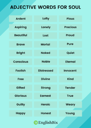 Adjective Words to Describe a Beautiful Soul - EnglishBix