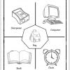 Classroom Objects Pictures Coloring Worksheet - EnglishBix